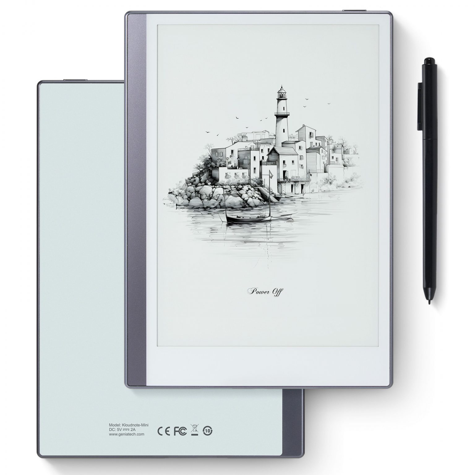 Android E-Ink Notepad 9.7" for Note Taking (KloudNote Mini) - Geniatech ...