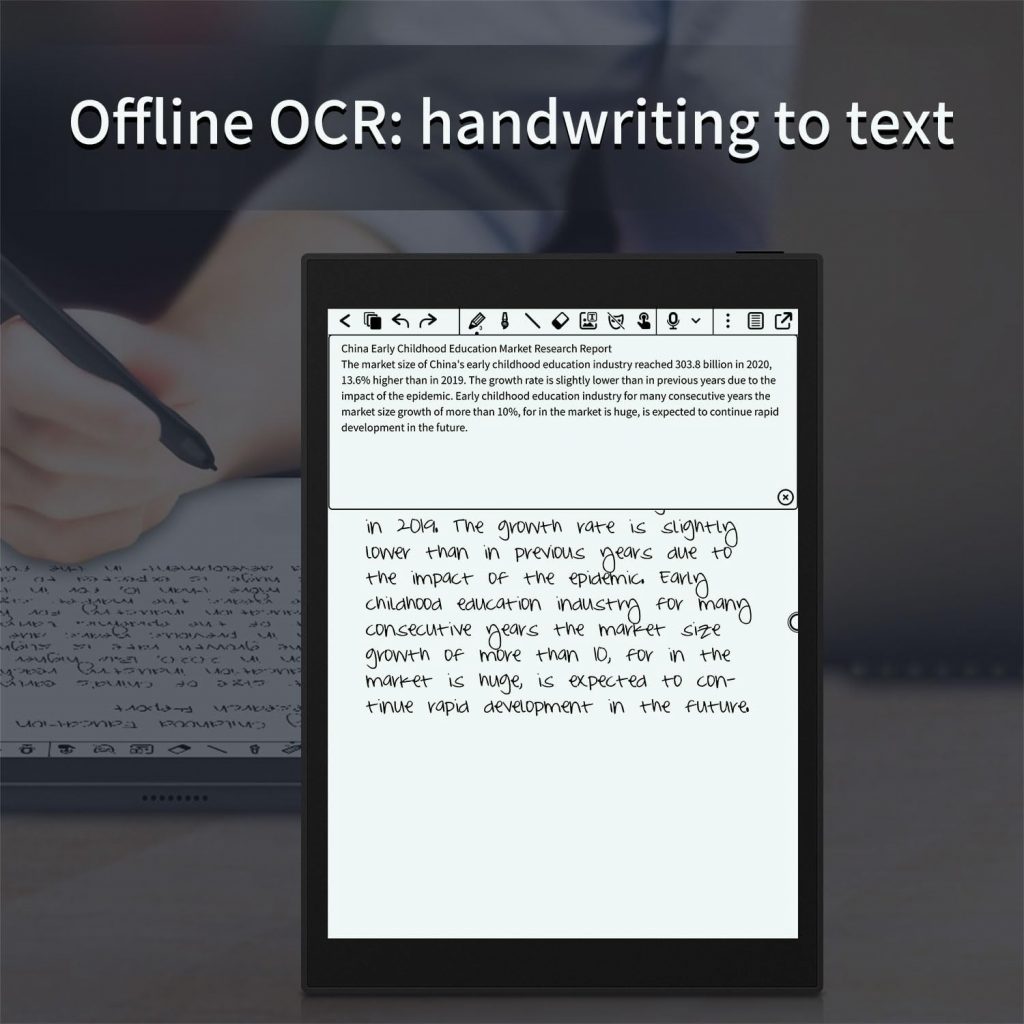 Android E-Ink ePaper Notebook with Digital Pen (KloudNote S 10.1 ...