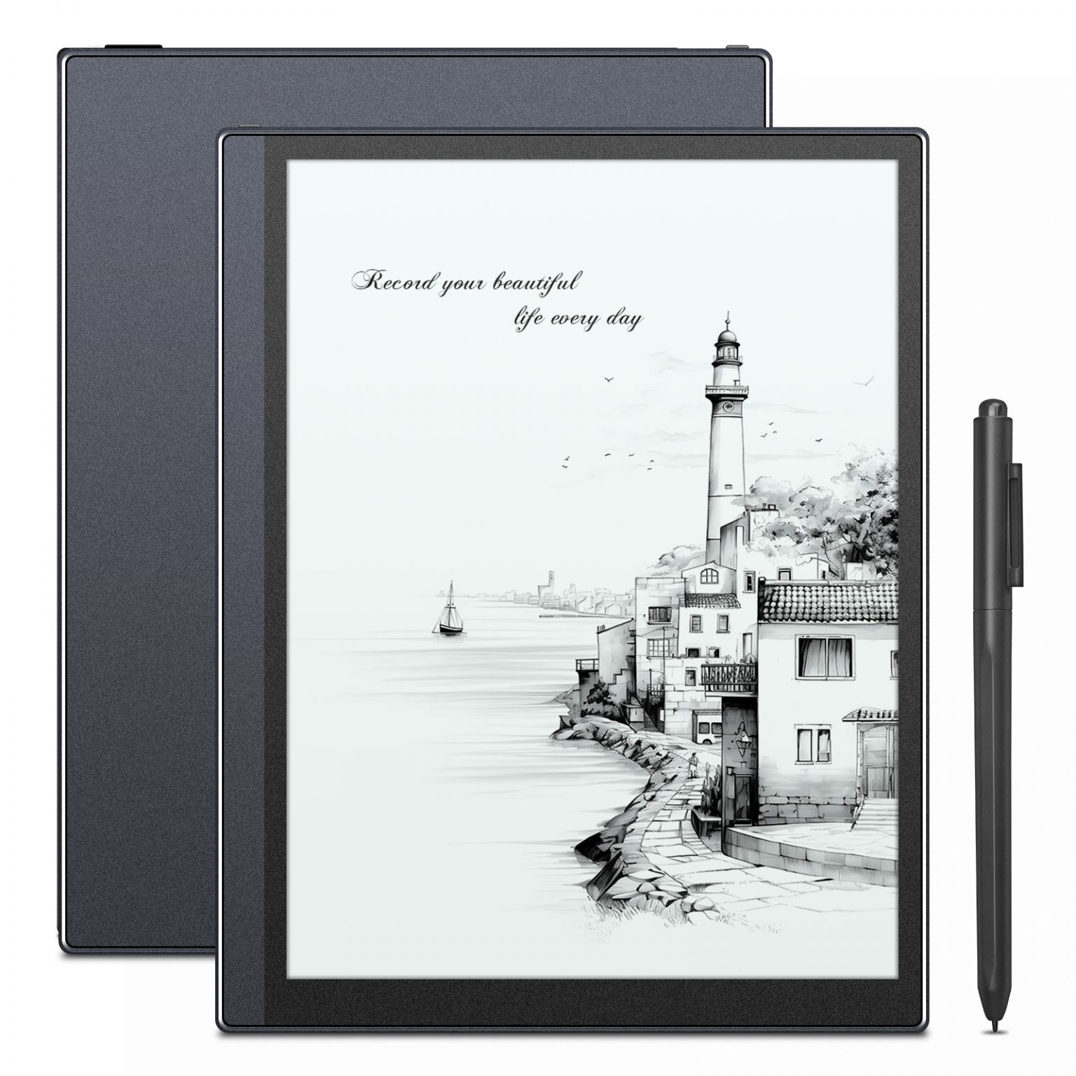 Android Ultra-Thin E-Ink Notepad with Digital Pen (KloudNote Slim 10.3 ...